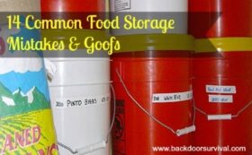 14 Common Food Storage Mistakes and Goofs - Backdoor Survival