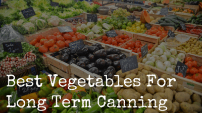 Best Vegetables For Long Term Canning - Backdoor Survival