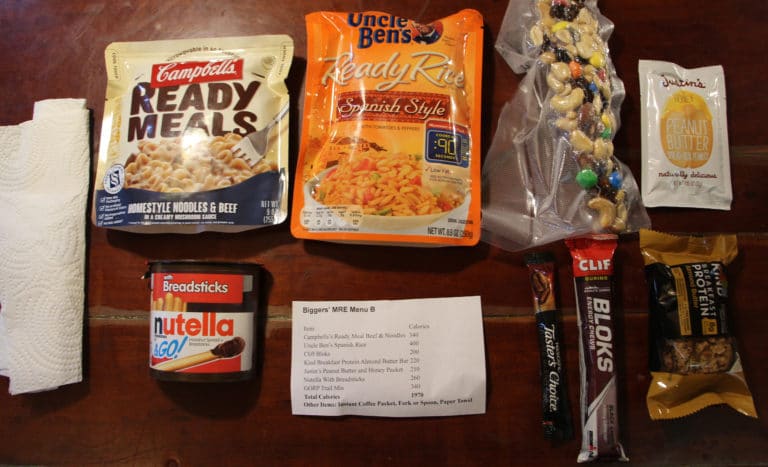 Biggers MRE Menus A-I: Making Tasty MREs At Home - Backdoor Survival