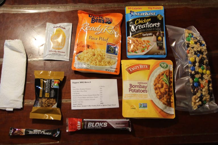 Biggers MRE Menus A-I: Making Tasty MREs At Home - Backdoor Survival