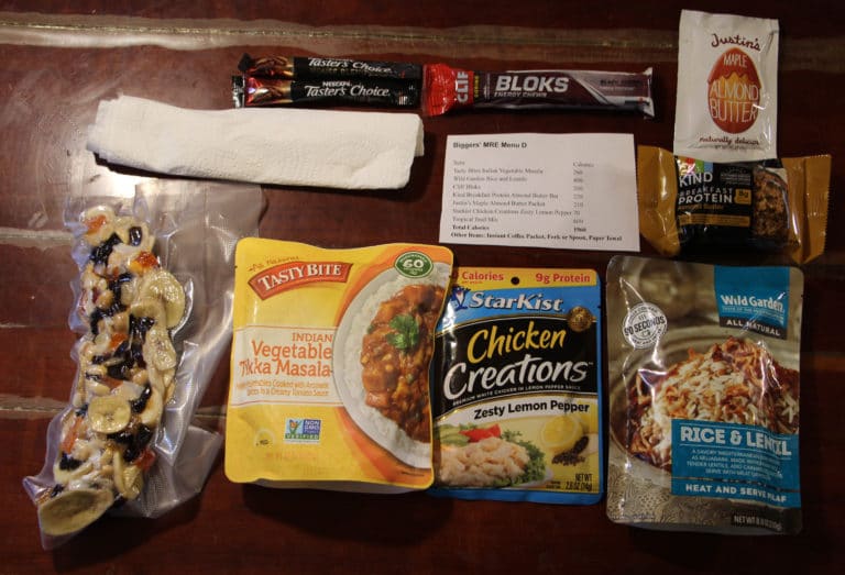 Biggers MRE Menus A-I: Making Tasty MREs At Home - Backdoor Survival