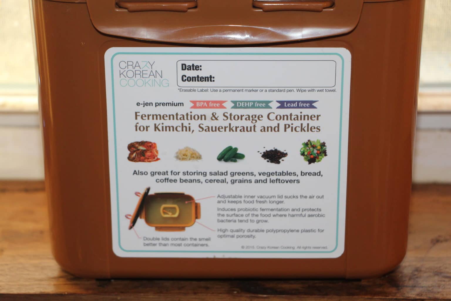 A Review of Crazy Korean Fermentation Containers & How To Make Kimchi ...